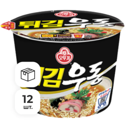 Продажа мелким оптом Лапша быстрого приготовления Удон Ottogi, чашка 110 г х 12 шт с доставкой