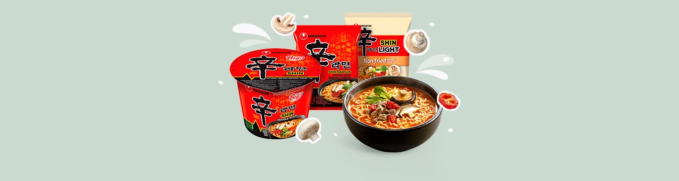 Лапша быстрого приготовления Nongshim купить с быстрой доставкой